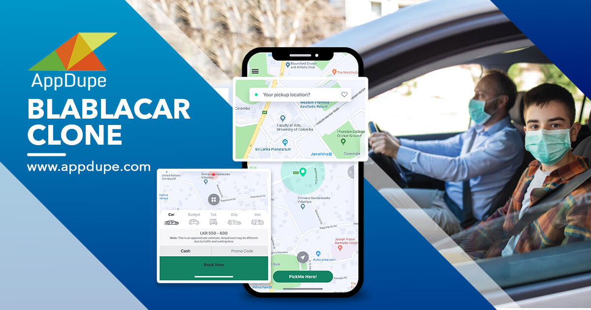 BlaBlaCar Clone | BlaBlaCar Clone Script | Blablacar App Script - Appdupe
