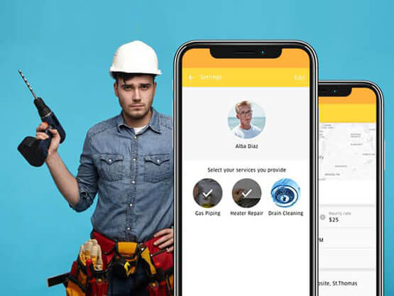 Uber for plumber | On-demand plumber app development | Plumbing service app